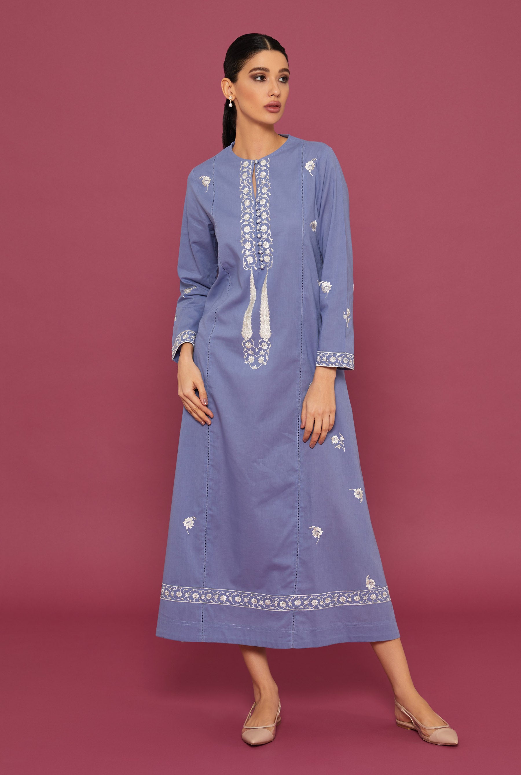 Shaida English Manor Kaftan – thecottonbasket
